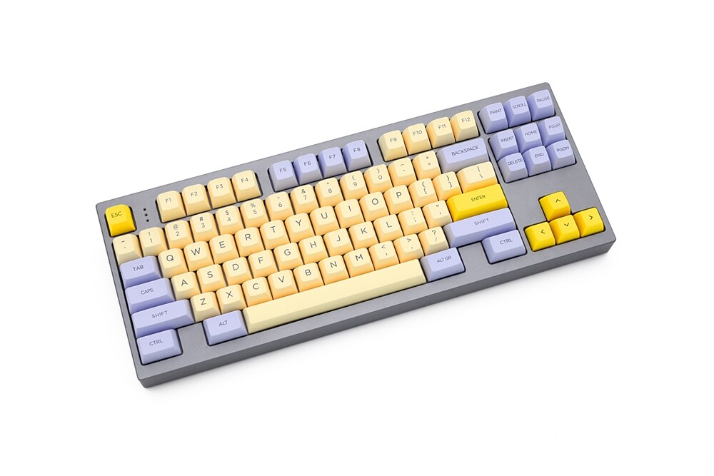 SA profile Dye Sub Keycap Set PBT plastic lily bei... – Grandado