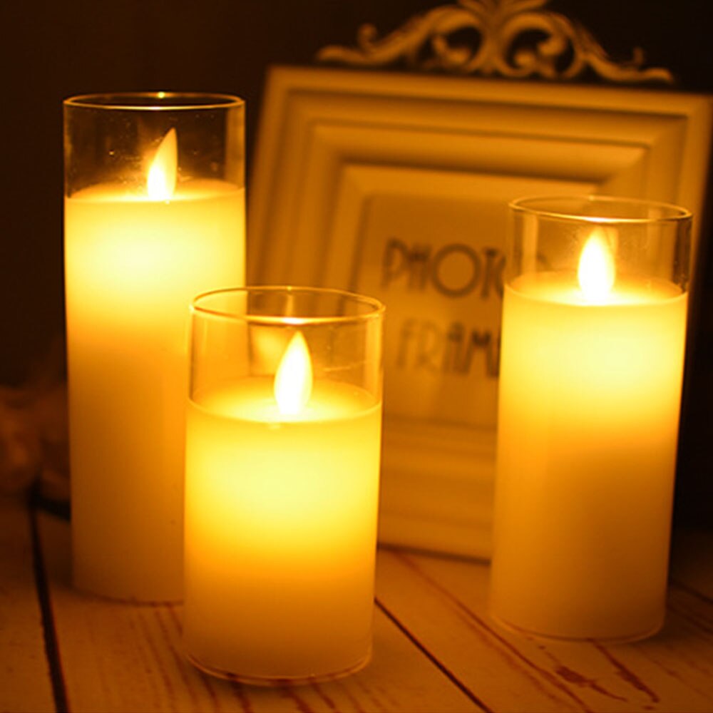 Flameless LED Candle Lamp Swing Move Lifelike Smok... – Grandado