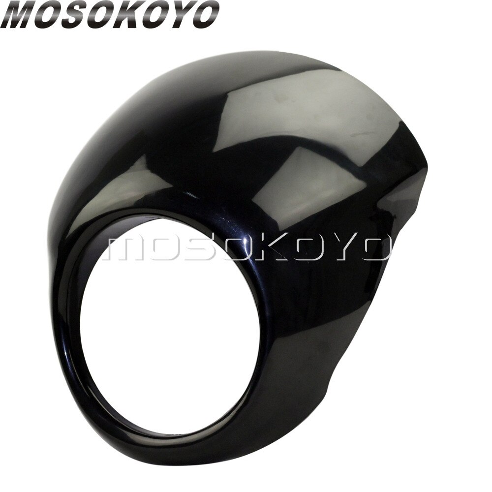Gloss Black Motorcycle 5.75" Cafe Racer Headlight ... – Vicedeal