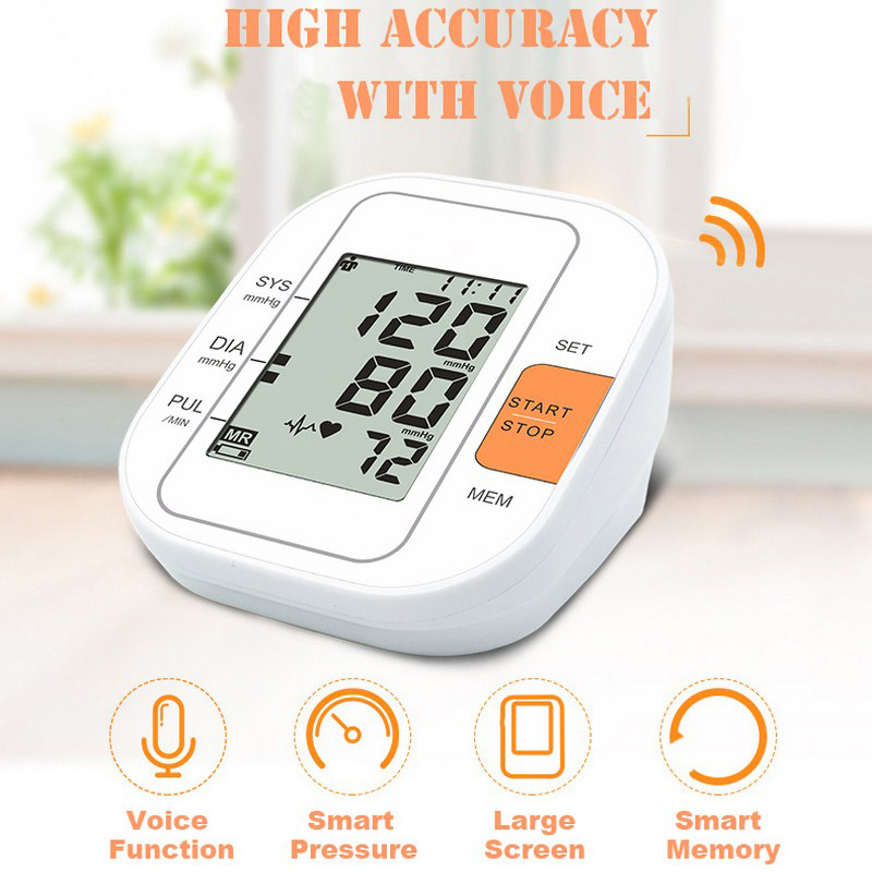 Automatic Arm Type Electronic Sphygmomanometer Por... – Grandado