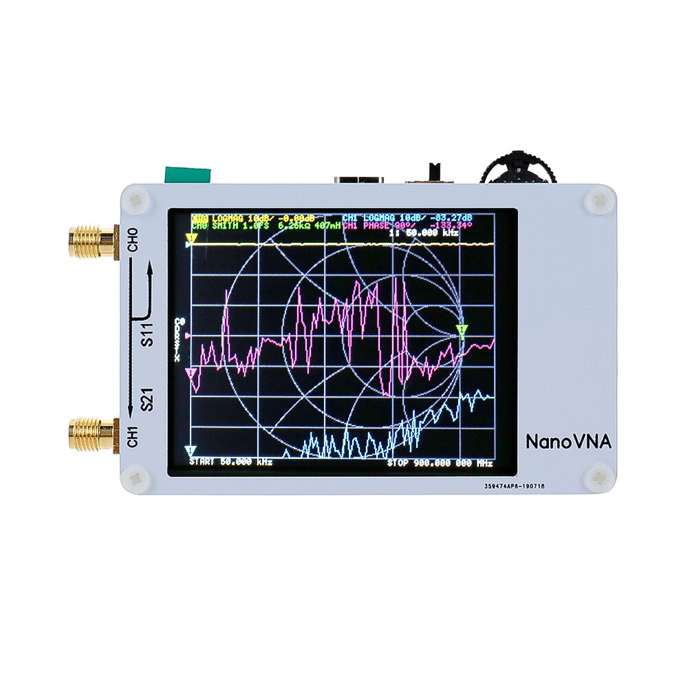 NanoVNA Antenna Analyzer Digital Touch Screen MF H... – Vicedeal