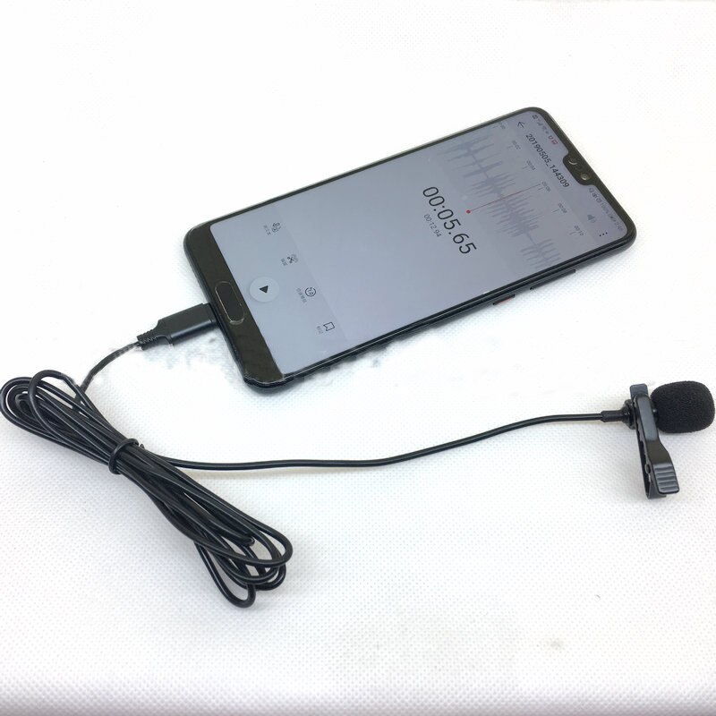 Mini condensatormicrofoon, clip-on revers lavalier... – Vicedeal