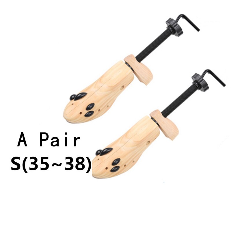 1 PC Wood Wooden 2-Way Shoe Shoes Tree women and m... – Vicedeal