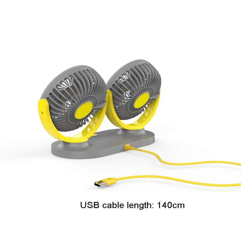 Yleiskäyttöinen 5v 2a usb-tuuletin 360 ° pyörivä k... – Vicedeal