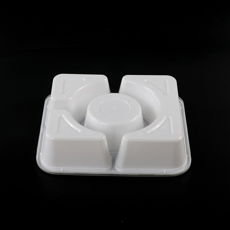 Contenedor de plástico para alimentos con comparti... – Grandado