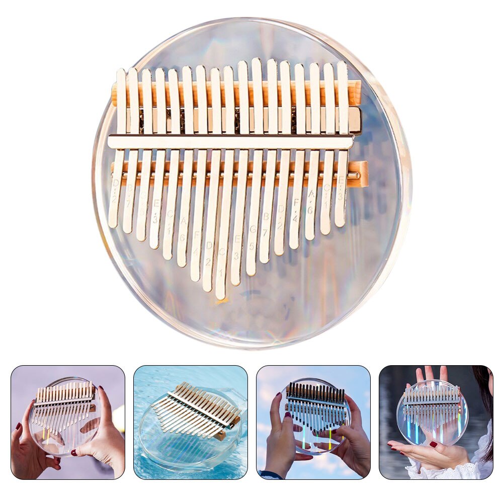1 Set Kalimba Acryl Duim Piano Kleine Muziekinstru... – Grandado