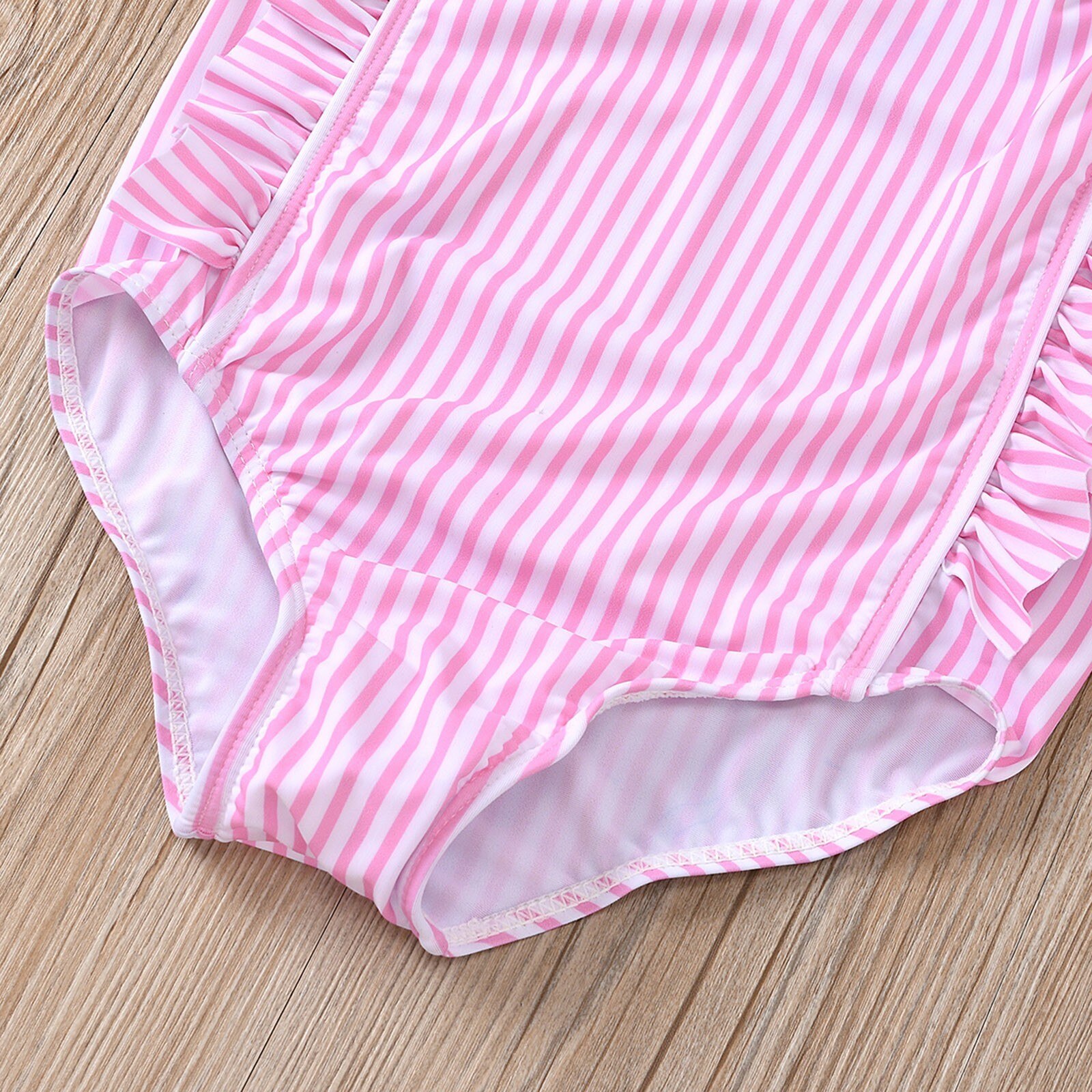 Striped Print Girls Swimwear Summer Baby Kids Girl... – Vicedeal