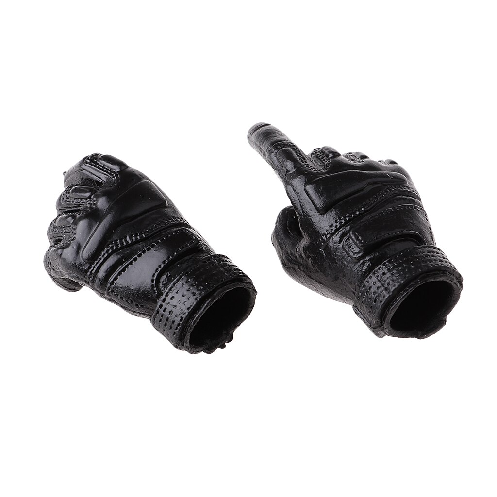 1/6 Scale Black Men's Gloves Hands for 12inch HT T... – Grandado