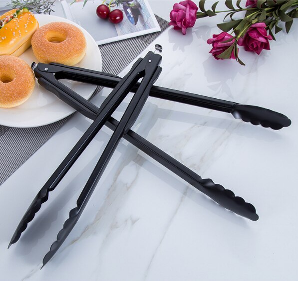 1PCS 9/12/14 inch Stainless Steel Food Tongs Barbe... – Vicedeal