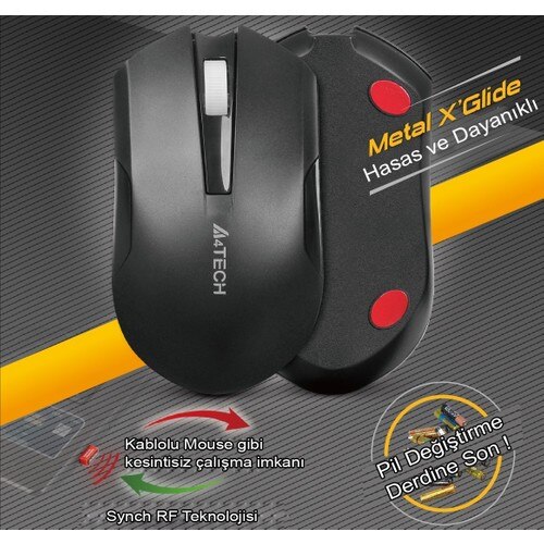 A4 Tech G11-200N Nano V-Track Metal Foot 2000DPI R... – Grandado