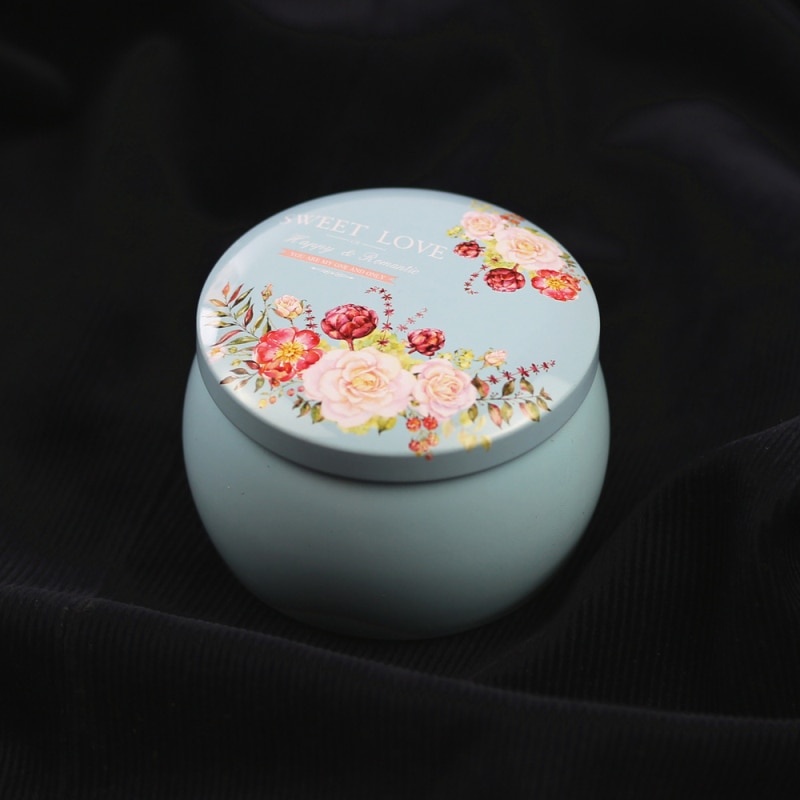 Leuke Drum-vormige Pot Blik Thee Doos Snoep Cookie... – Vicedeal