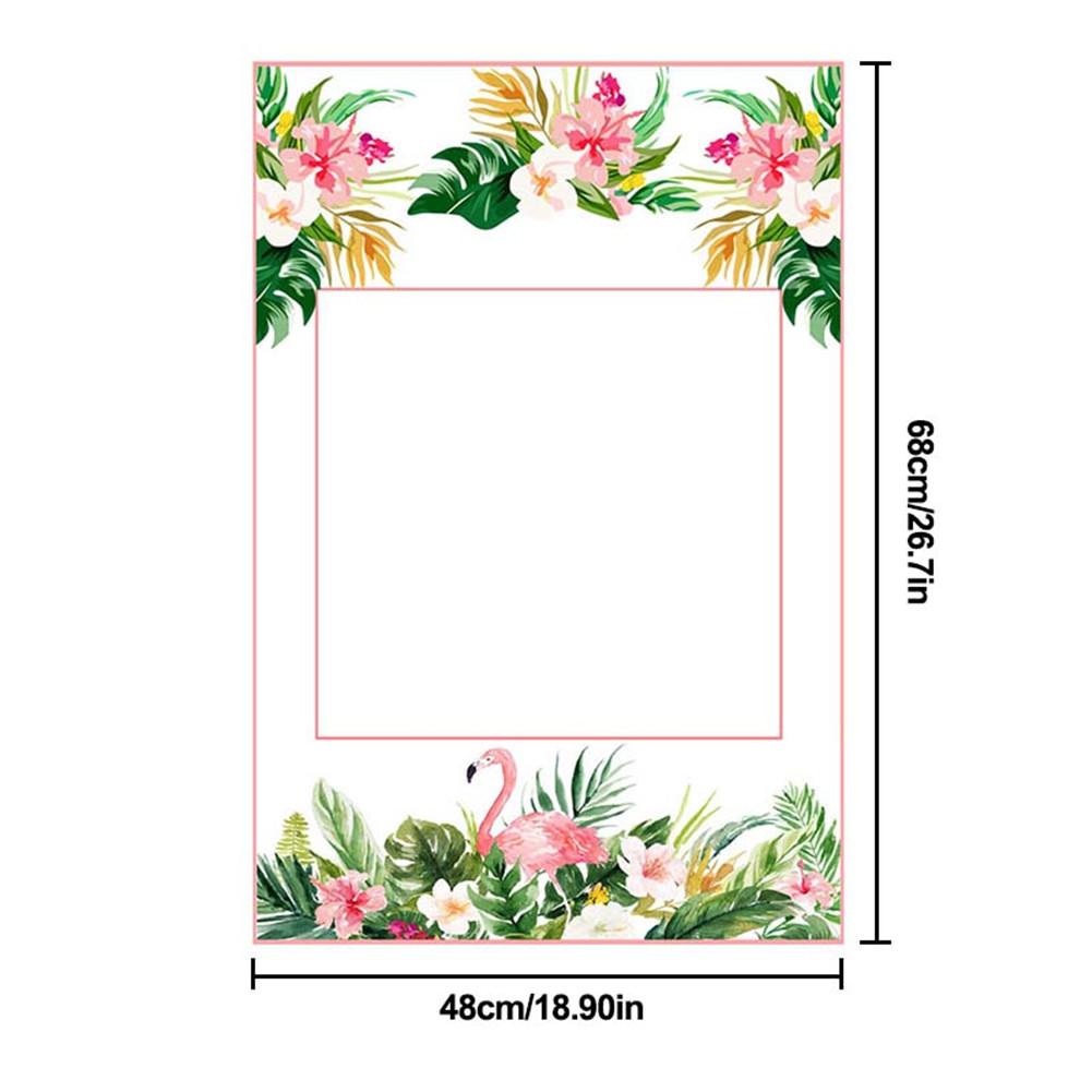 Hawaii Flamingo Party Photo Frame Hawaiian Summer ... – Grandado