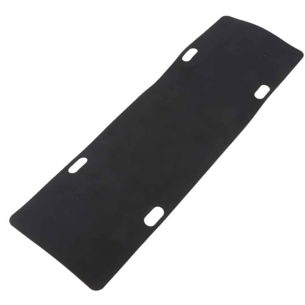 Blank Edelstahl Schwarz Lizenz Platte, Schwarz Bla... – Vicedeal