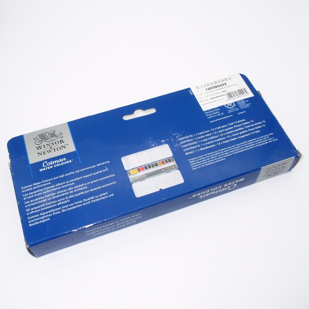 Winsor & Newton Cotman Watercolor Metal Blue Box S... – Grandado