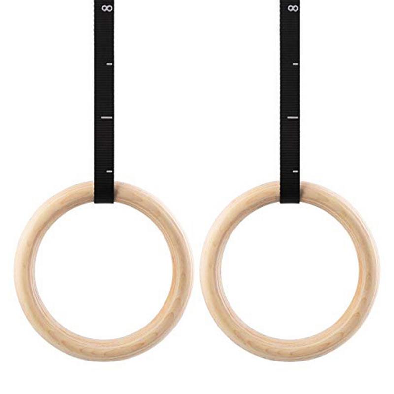 1 Birch Fitness Rings Wooden Gymnastics Rings Gymn... – Grandado