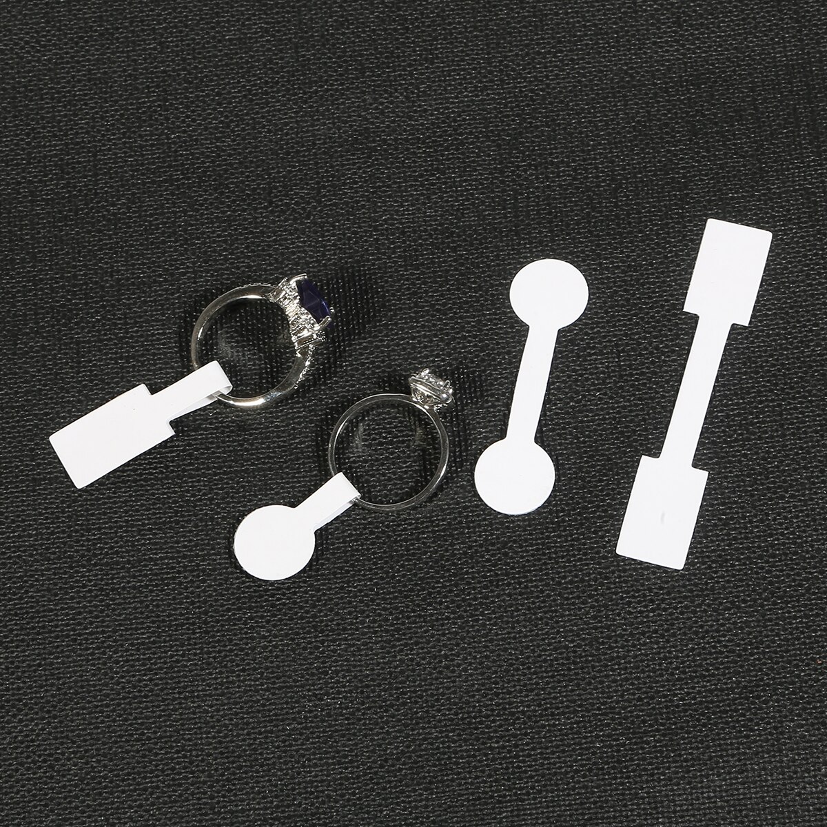 100pcs Square Circle White Paper Jewelry Display C... – Grandado