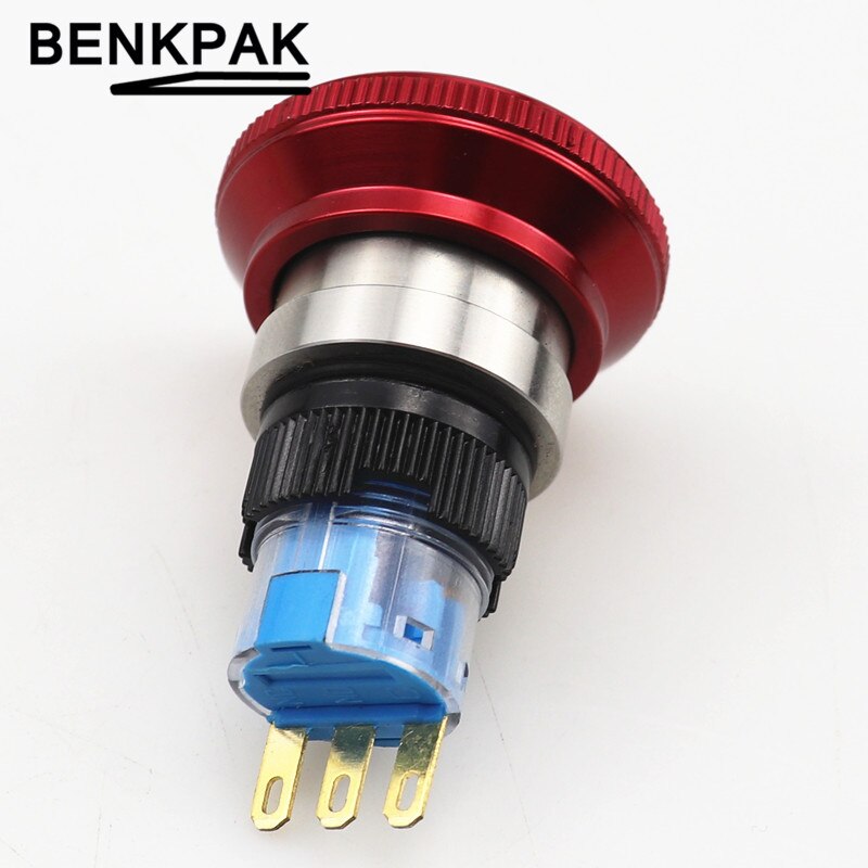 16mm/19mm/22mm Metal stop mushroom button emergenc... – Grandado