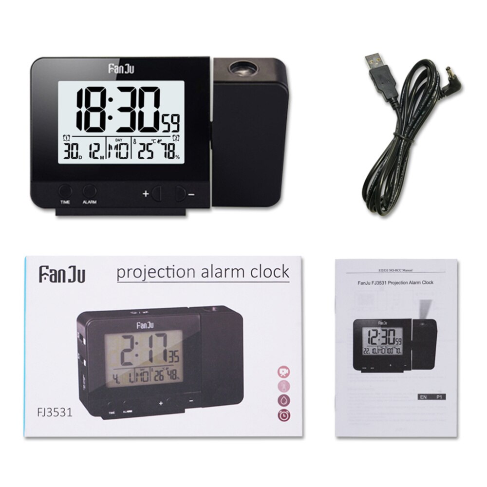 Led Clock Multi-Function Alarm Clock Temperature D... – Grandado