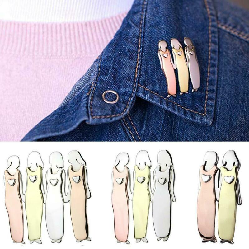 Two To Six Sisters Pin Best Friends Pin Brooch Pin... – Grandado