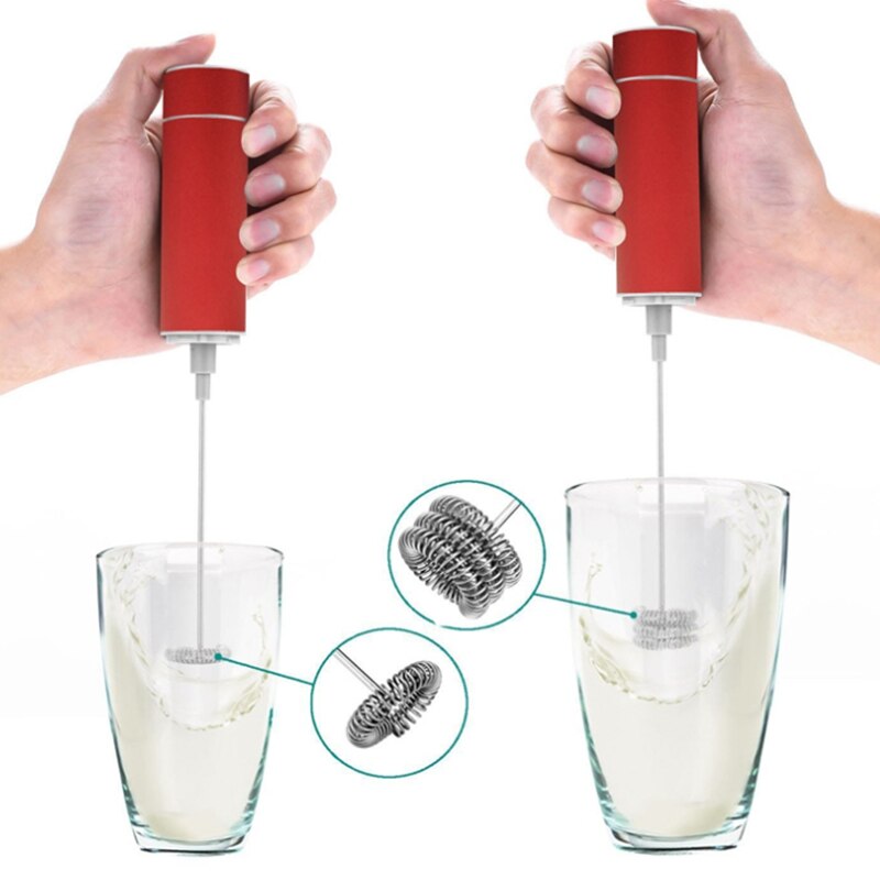 Electric 2 Whisk Hand Milk Foamer Kitchen Mixer Co... – Vicedeal
