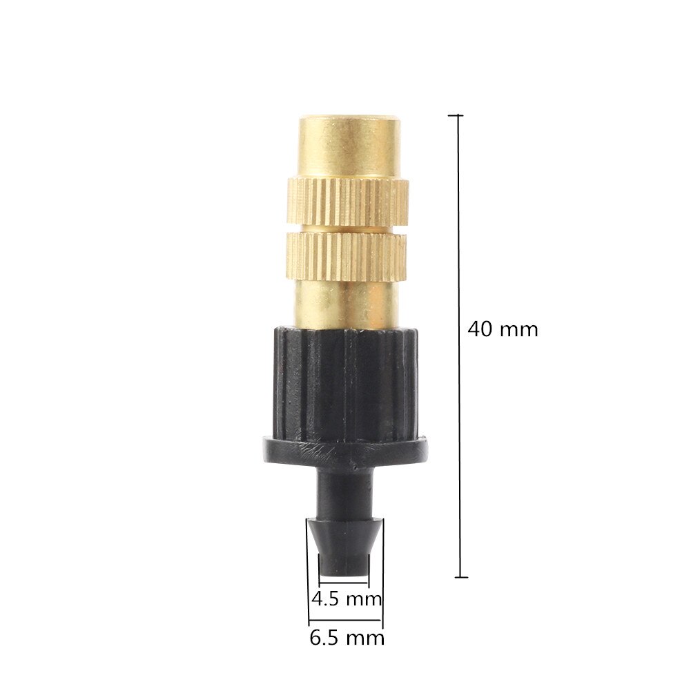 Micro drip irrigation misty brass nozzle 4/7mm gar... – Grandado