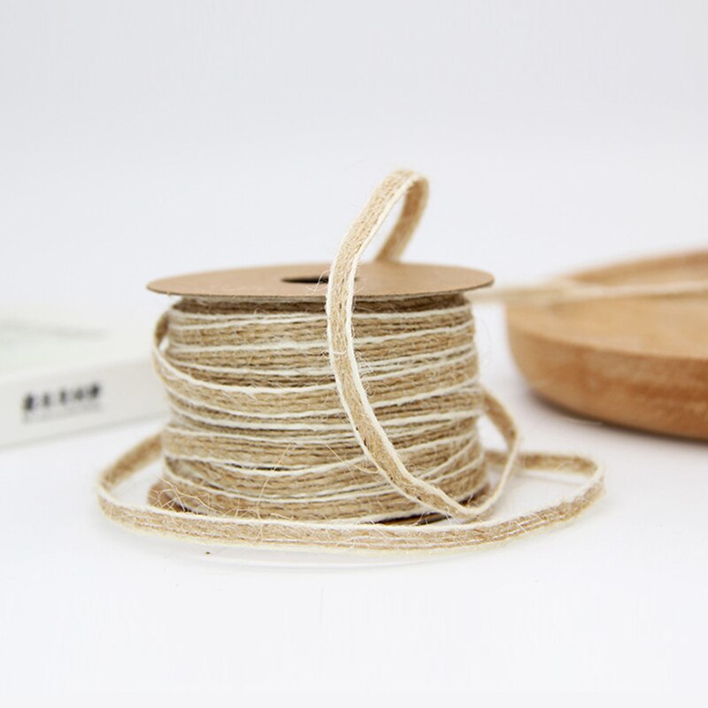 10M Jute Twine Burlap Rolls Hemp Rope Hessian Ribb... – Vicedeal
