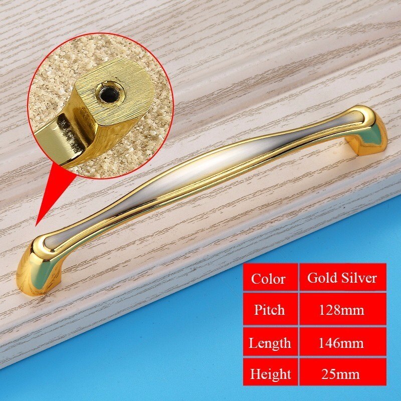 Concise Furniture Handles Gold Cabinet Knobs and H... – Grandado