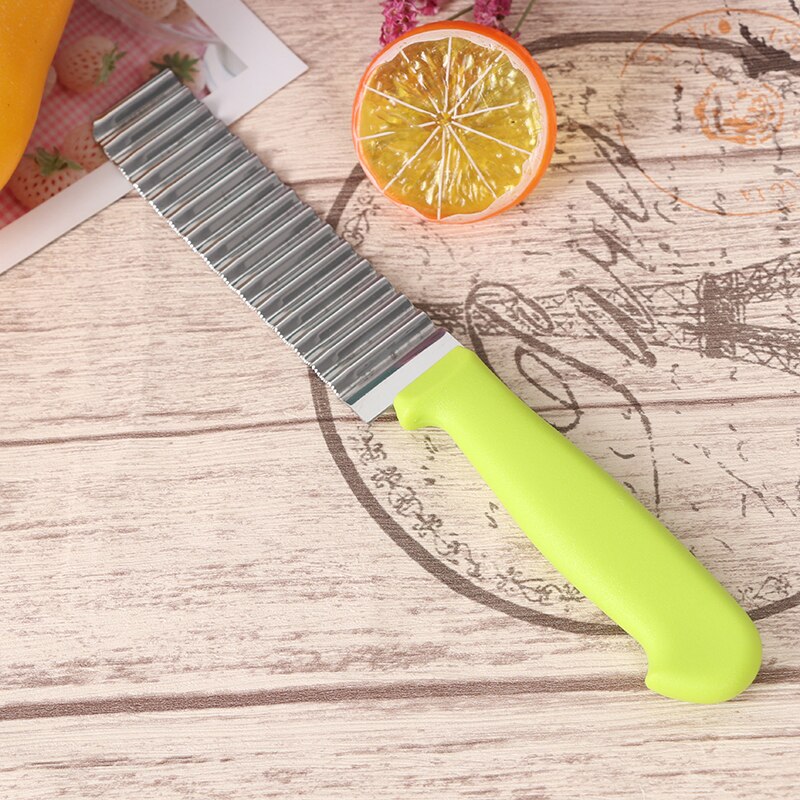 Stainless Steel Potato Chips Wavy Cutter Dough Veg... – Grandado