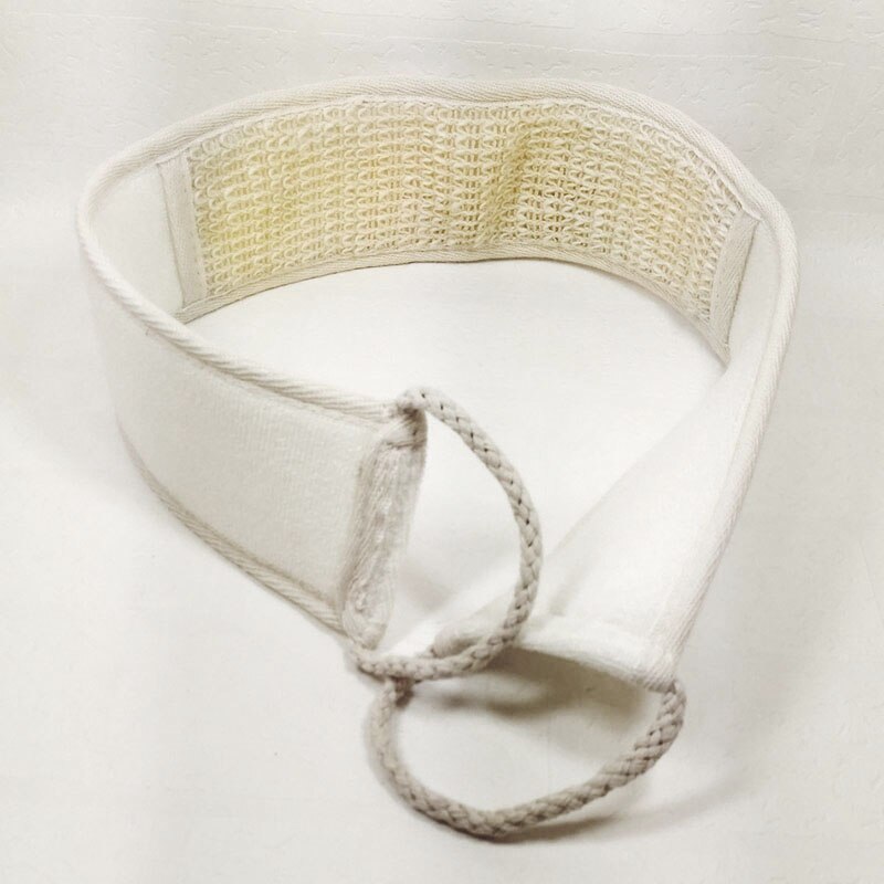Flax Cotton Soft Exfoliating Back Strap Bath Brush... – Grandado