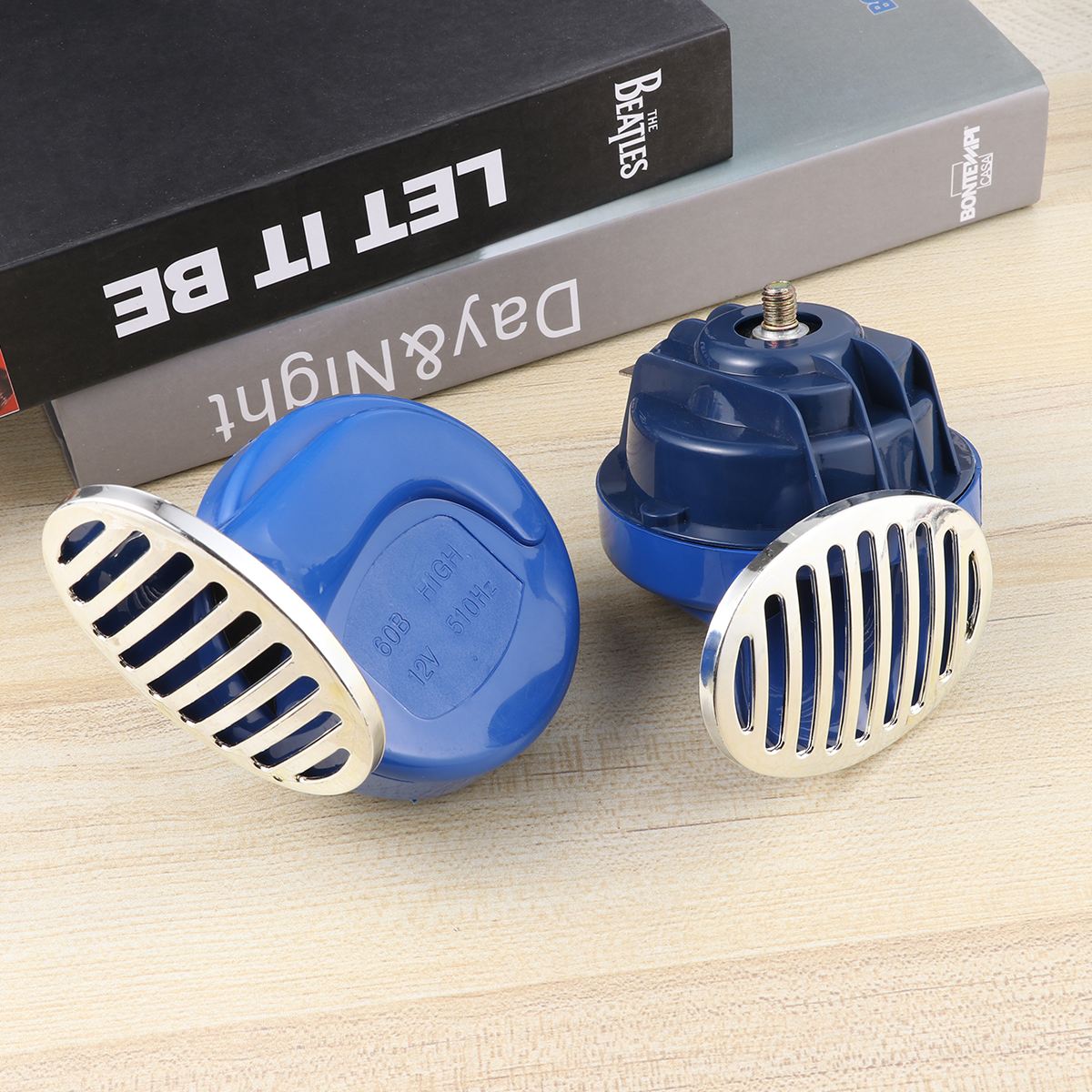 2Pcs 12V Snail Electric Horn High And Low Double T... – Grandado