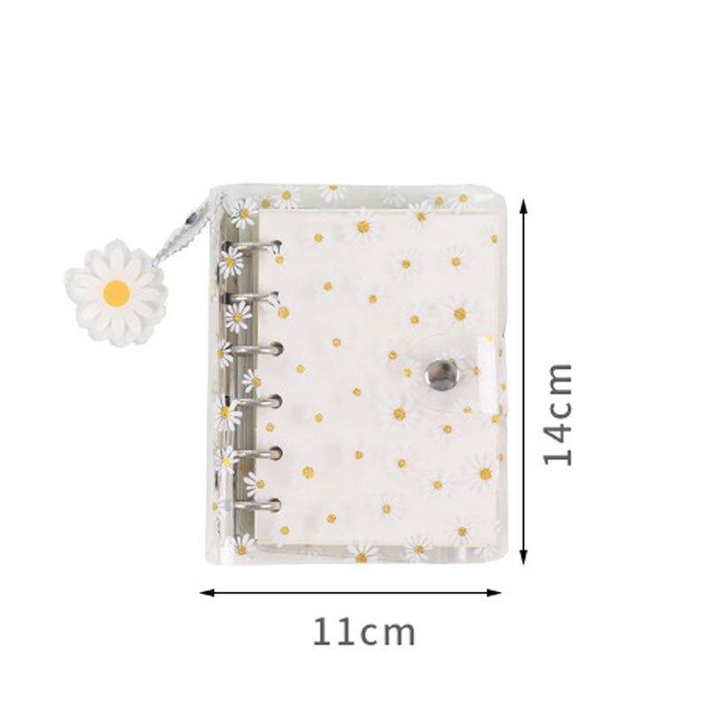 Yiwi Gele Bloem A7 A6 Spiraal Transparant Pvc Note... – Grandado