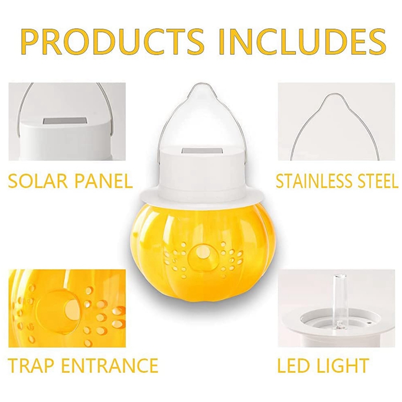 Wasp Trap Outdoor - Solar Powered Wasp Killer for ... – Grandado