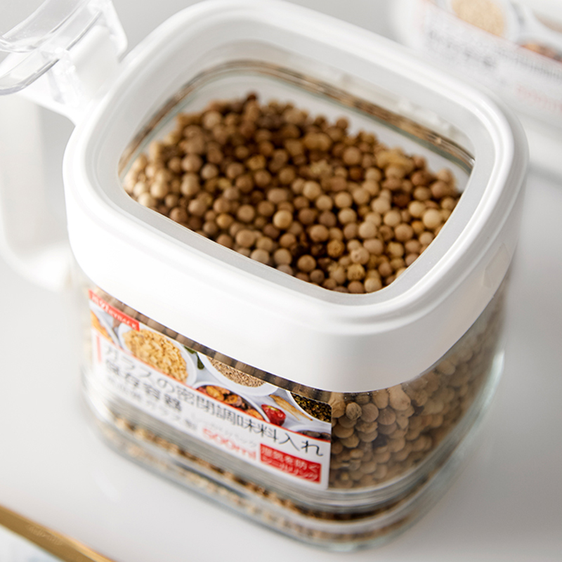 No Drip Glass Spice Jar Top Seal Cube Cooking Disp... – Vicedeal