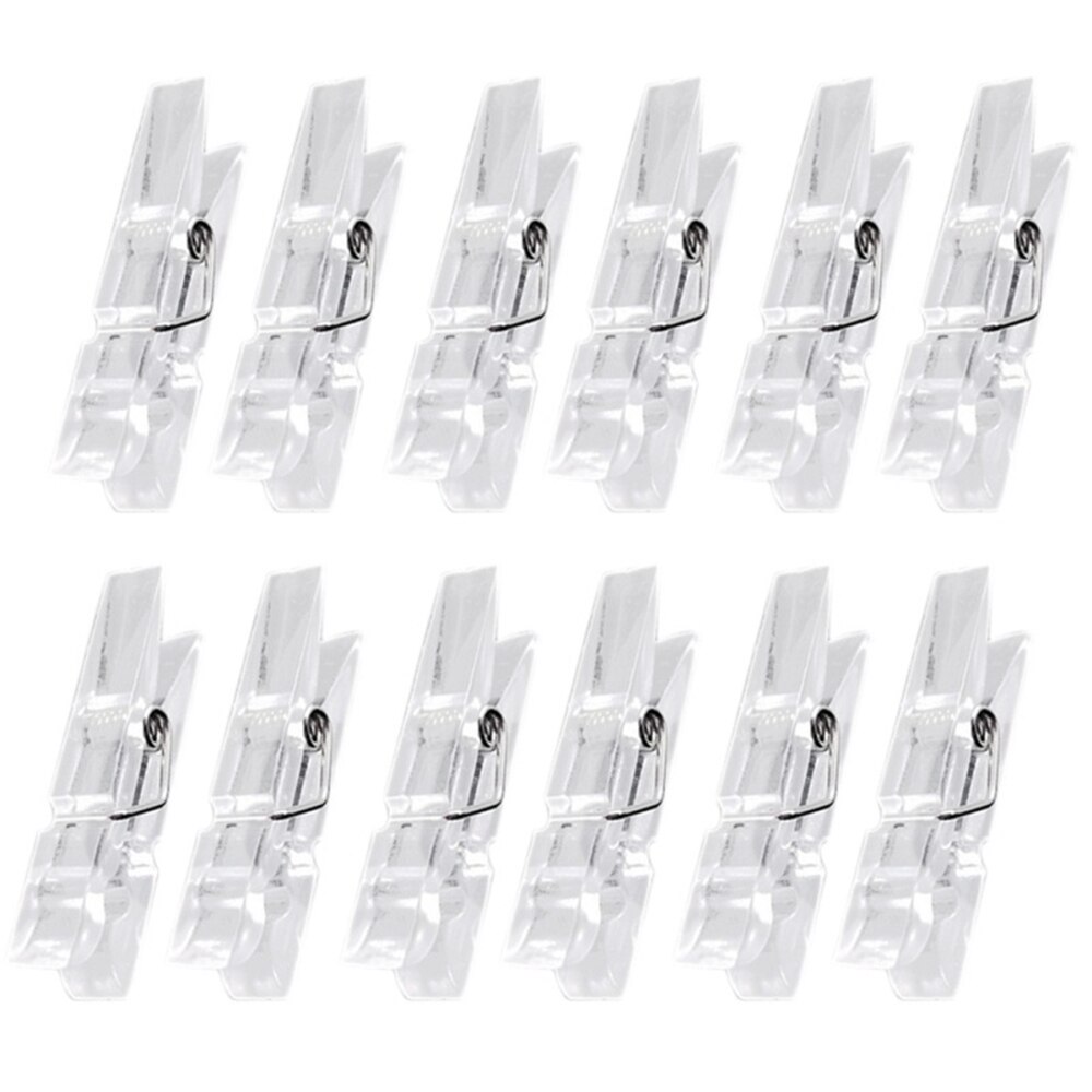 20/50/100pcs Transparent Clips Clamps Clips Clothe... – Grandado