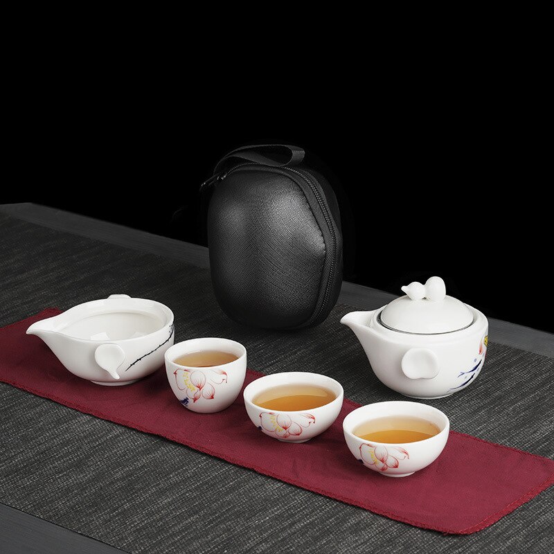 Chinese Flowers Teaware Japanese Ceramic Teapot Ga... – Vicedeal