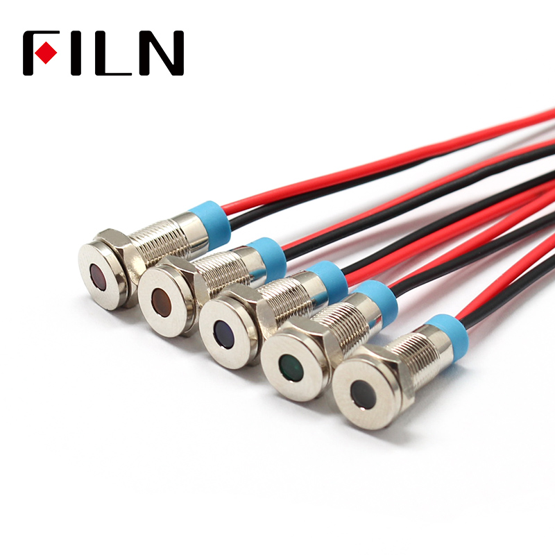 6mm 12v mini Metal LED Pilot Panel Dash Signal Ind... – Grandado