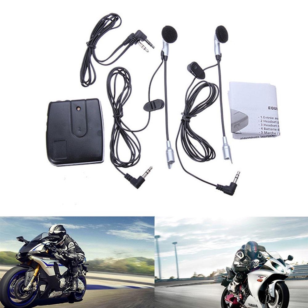 Motorcykelhjälm intercom hörlurar motorracing mp3... – Vicedeal
