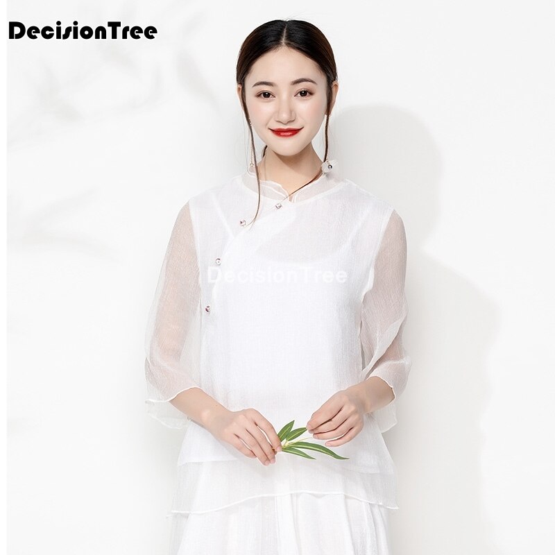cheongsam top qipao traditional cheongsam oriental... – Grandado