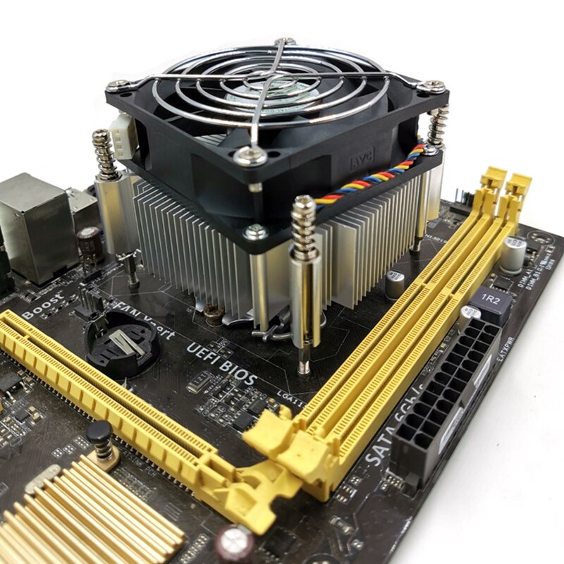 Cpu Cooler Fan Cooling 1366 1155 4-Pin Draad Tempe... – Vicedeal