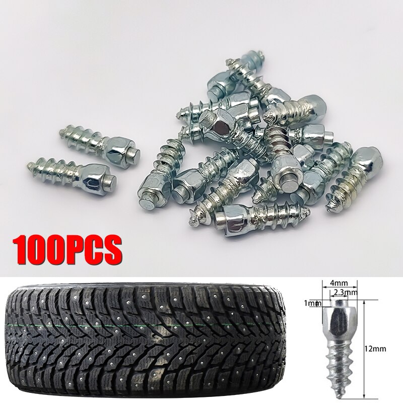 100 PCS Car Tires Studs Screw Snow Spikes Wheel Ty... – Vicedeal