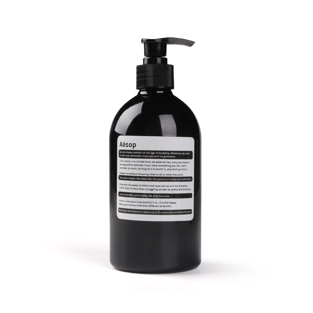 500ml Black Bath Storage Bottle Scandinavian Shamp... – Vicedeal