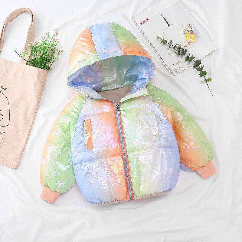 Children's Winter Jacket Cotton Padded Girls Jacke... – Vicedeal