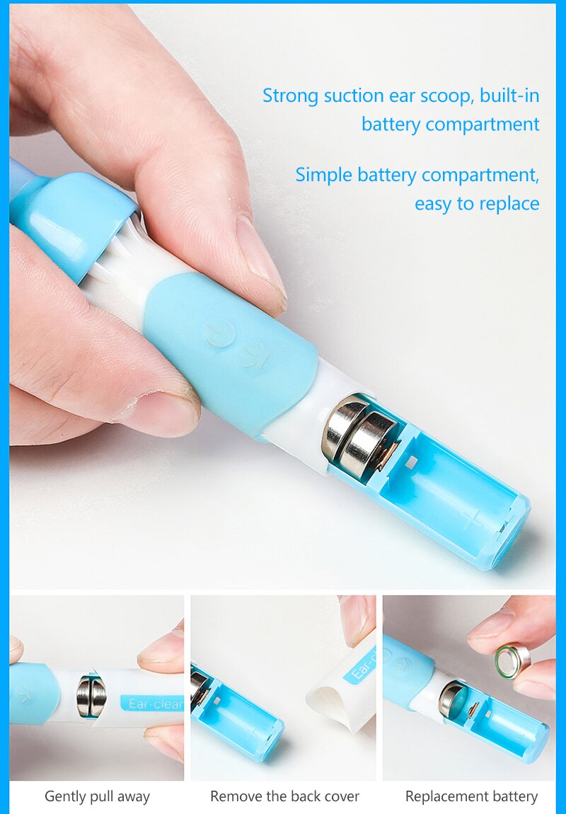 Electric Safe Cordless Vacuum Ear Cleaner Cleaning... – Grandado