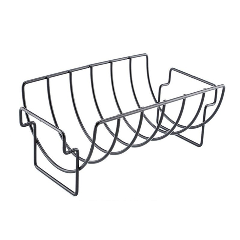 Non-Stick Rib Shelf BBQ Stand Barbecue Roast Rack ... – Grandado