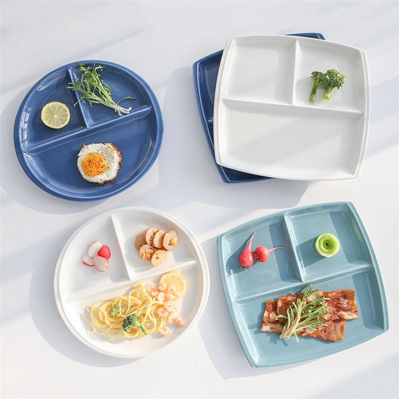 10 Inch Bone China Plate Simple Porcelain Plate Th... – Grandado