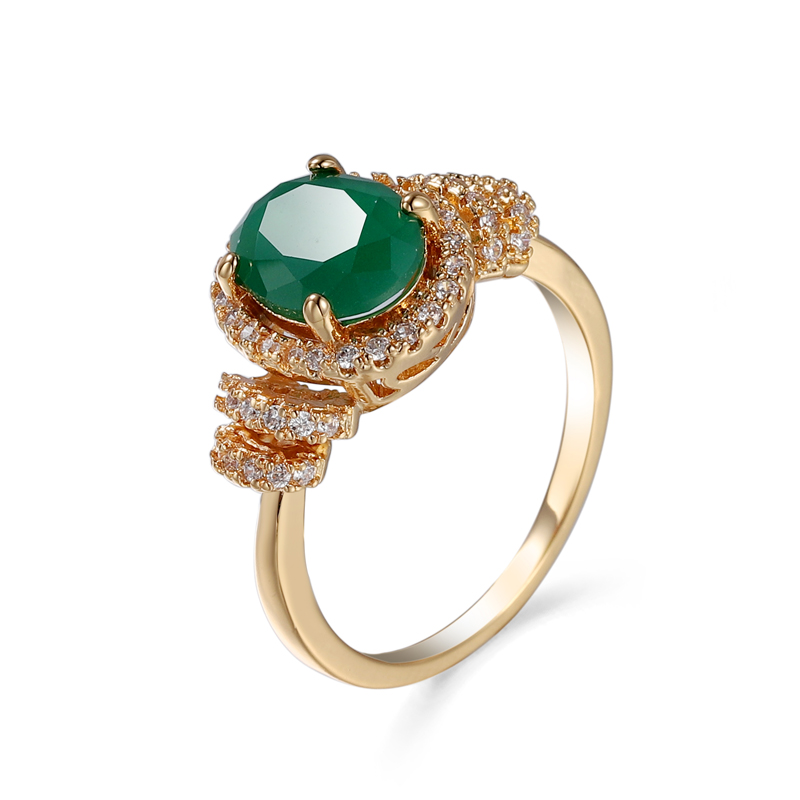 Anillos de circón verde esmeralda de Boutique Vint... – Grandado