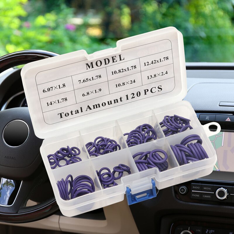 120Pcs HNBR Car Van Air Conditioning Rubber Washer... – Grandado