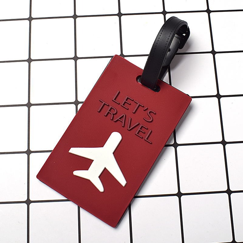 1pcs Luggage Tag Air Plane Pattern Silica Gel Suit... – Grandado