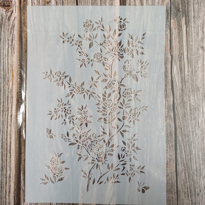 A4 Size Diy Craft Bladeren Stencil Voor Schilderen... – Vicedeal