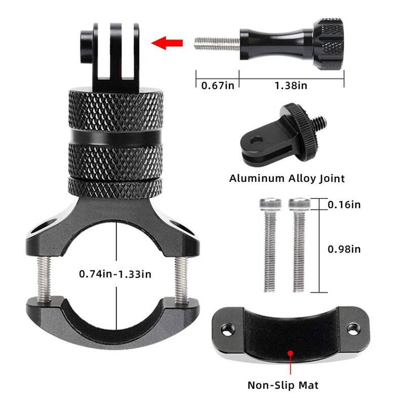 Aluminium Legierung Fahrrad Motorrad Kamera Halter... – Vicedeal